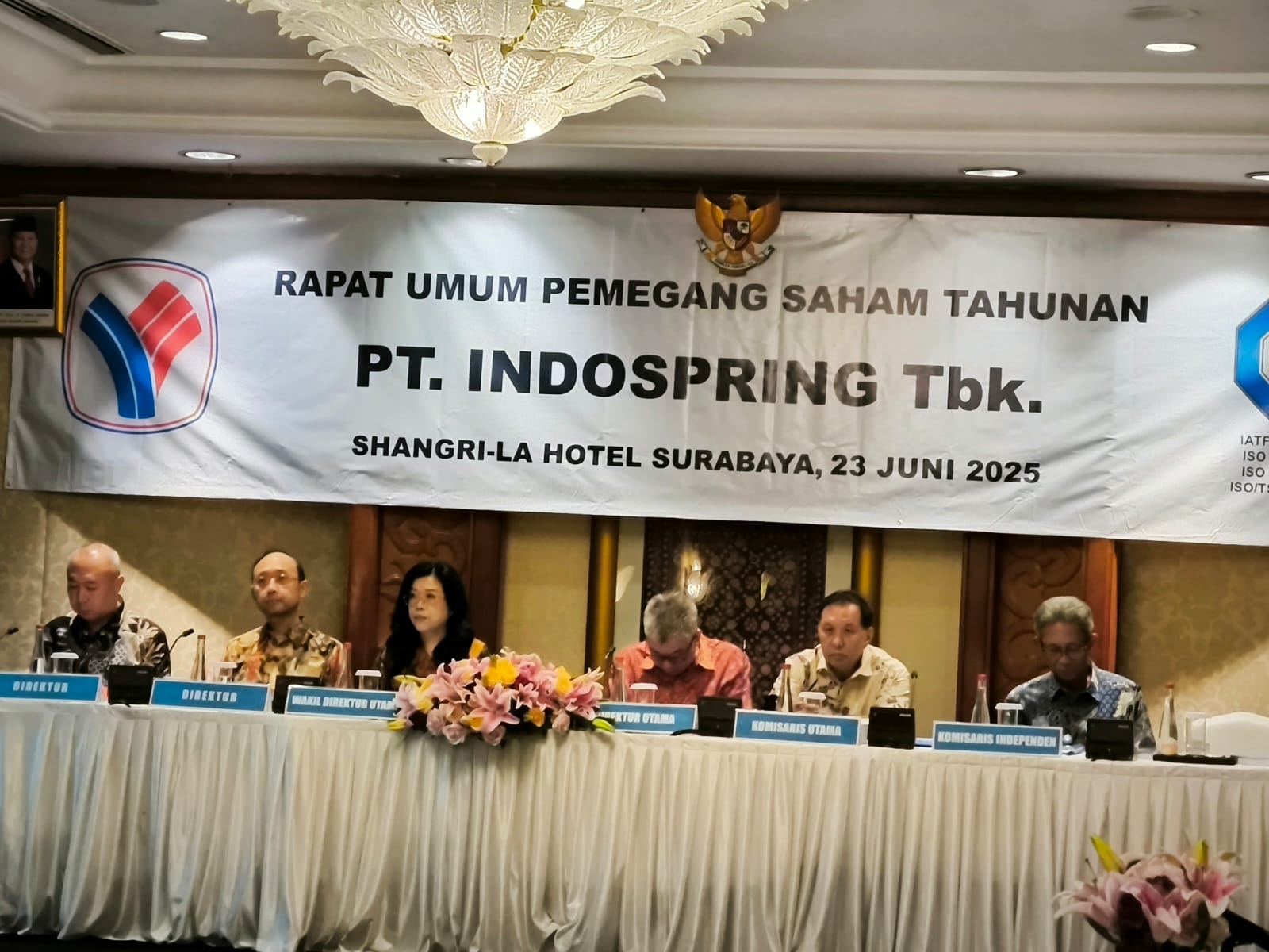 Bagikan Dividen Rp 52,5 Miliar, Tahun 2025 Indospring Patok Penjualan ...